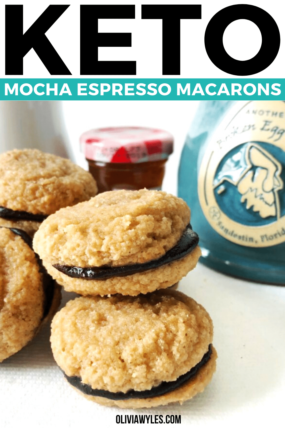 Keto Mocha-Espresso Macarons