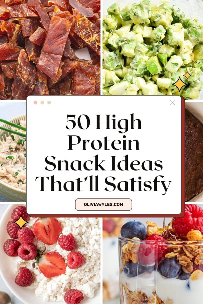 50 High Protein Snack Ideas to Keep You Satisfied and Energized