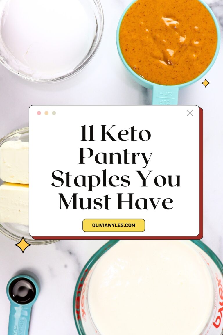 11 Best Keto Pantry Staples To Help You Survive The Keto Diet