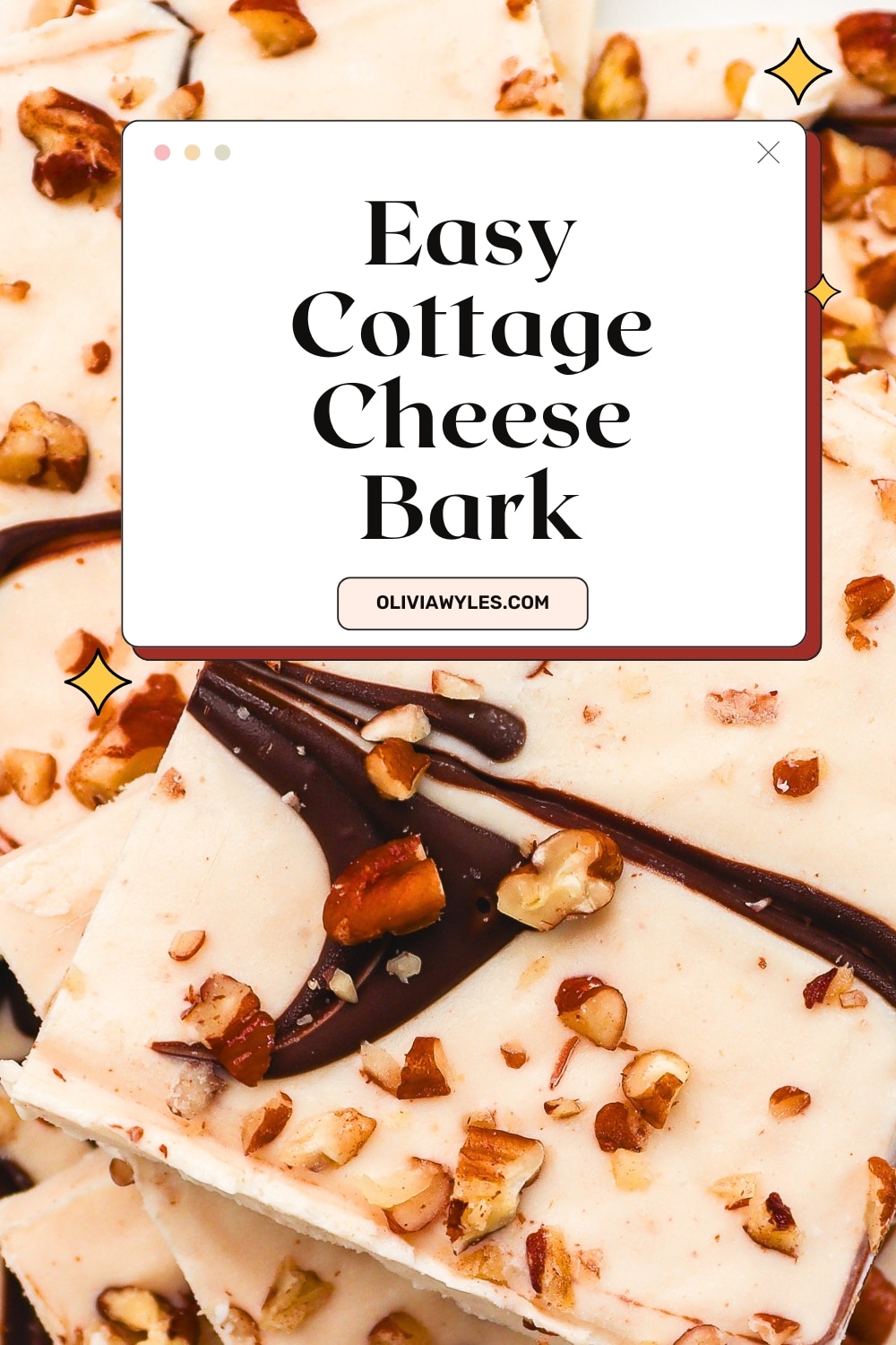 Frozen Cottage Cheese Bark (High Protein, Low Carb, & Keto)