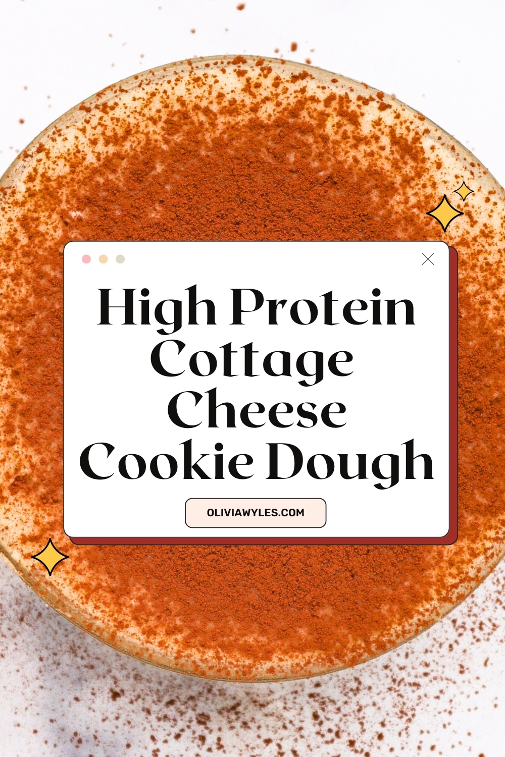 Tiramisu Cottage Cheese Cookie Dough (Keto, High Protein)