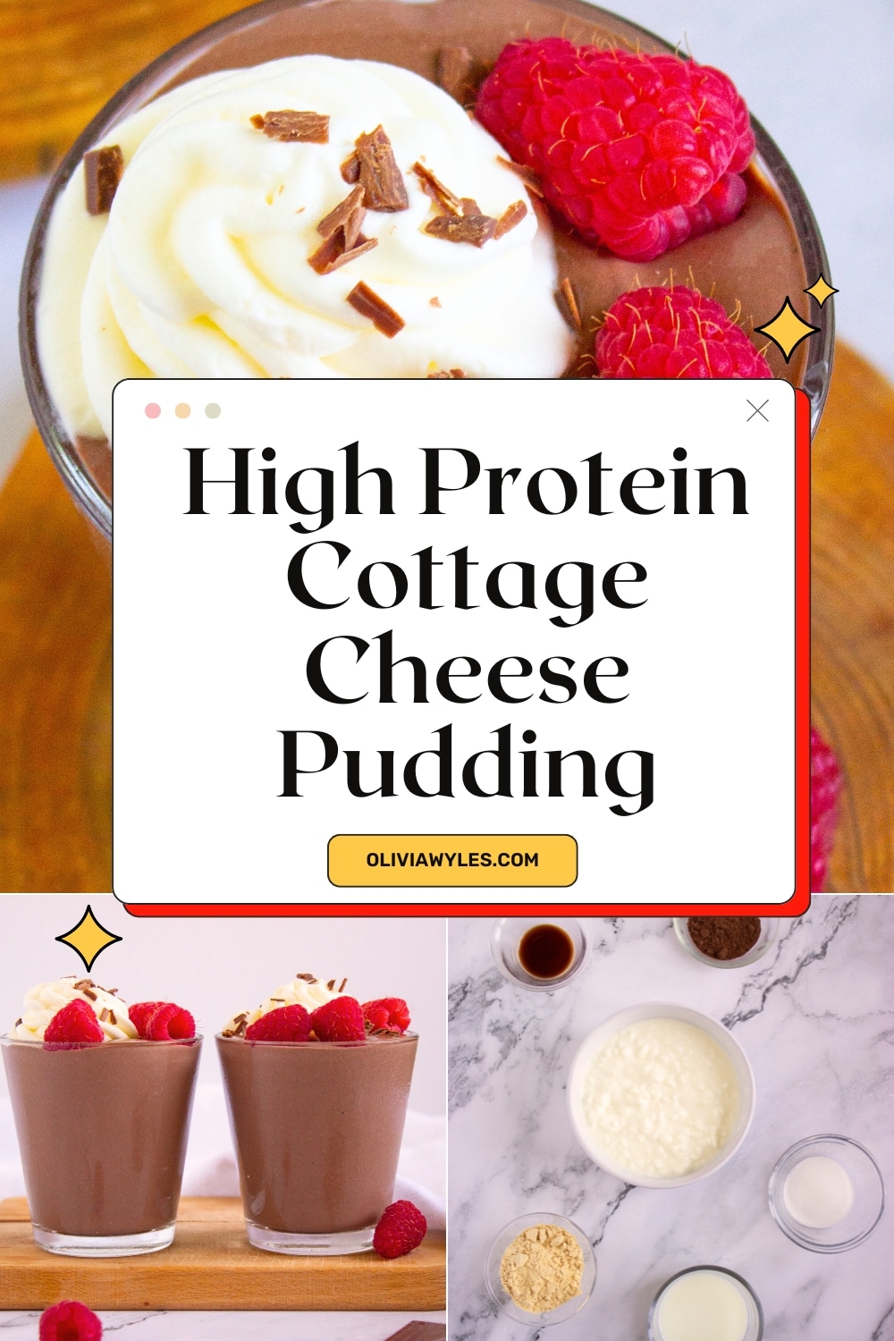 Chocolate Peanut Butter Cottage Cheese Pudding