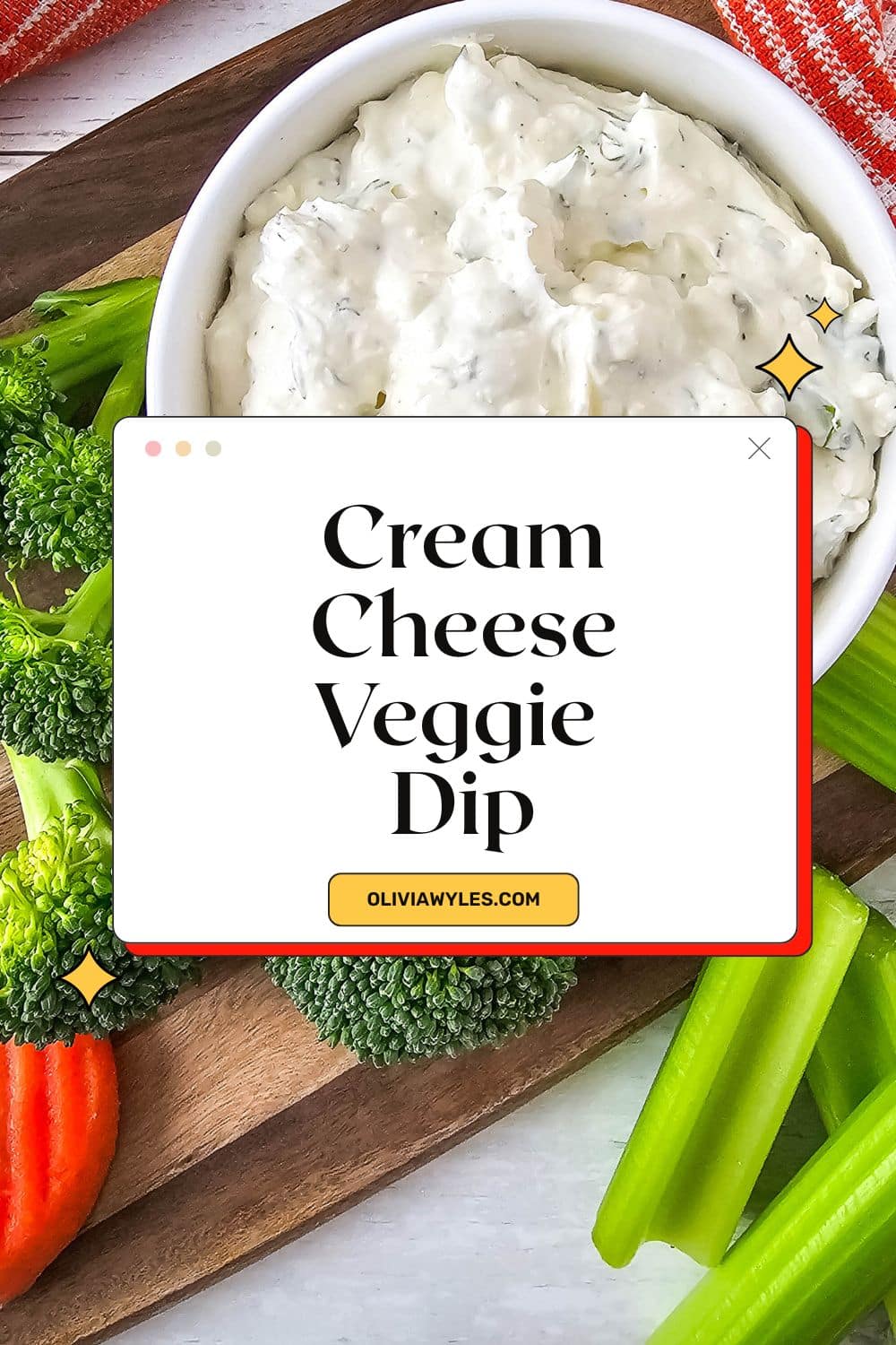 Cream Cheese Veggie Dip