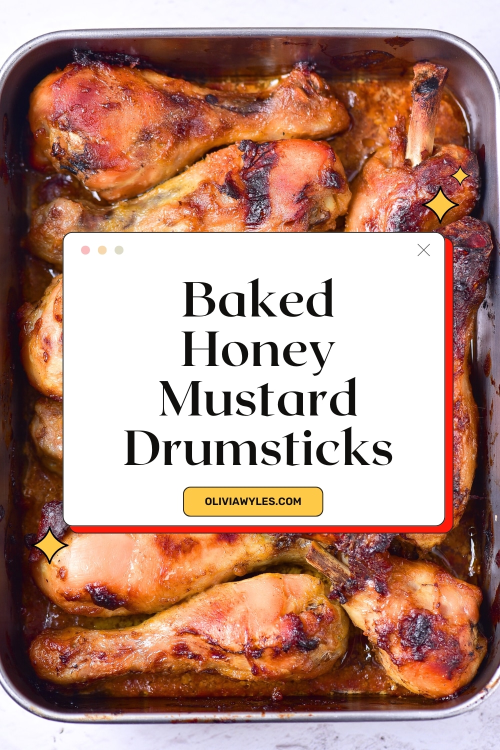 Baked Honey Mustard Drumsticks