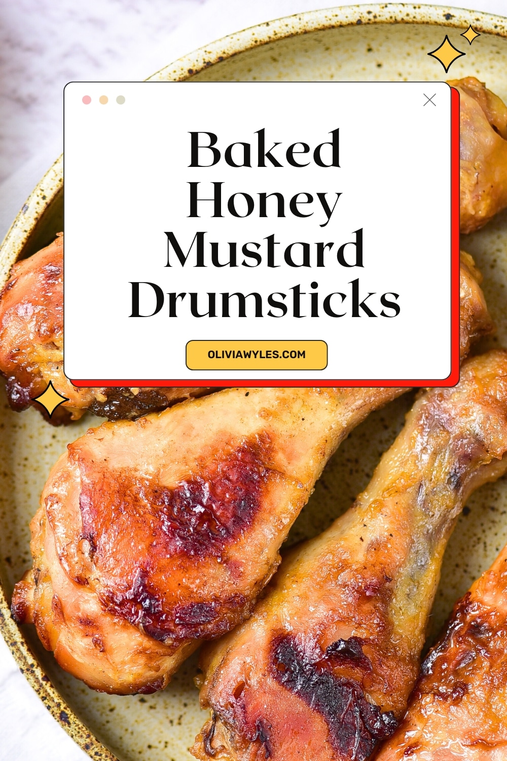 Baked Honey Mustard Drumsticks