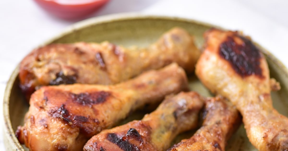 Baked Honey Mustard Drumsticks
