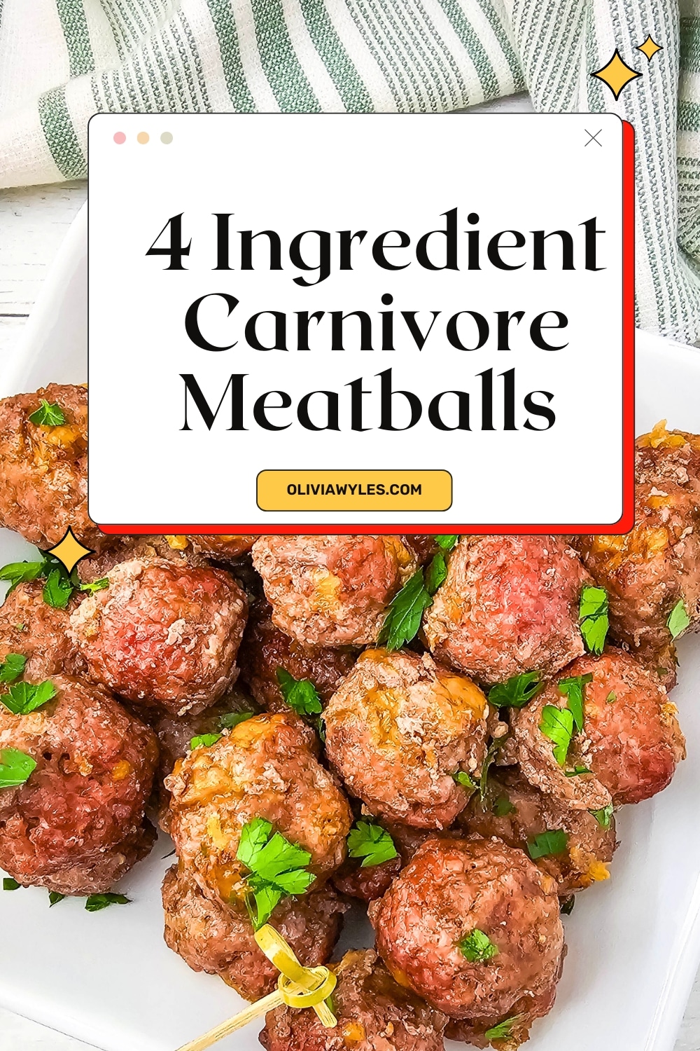 4 Ingredient Carnivore Meatballs