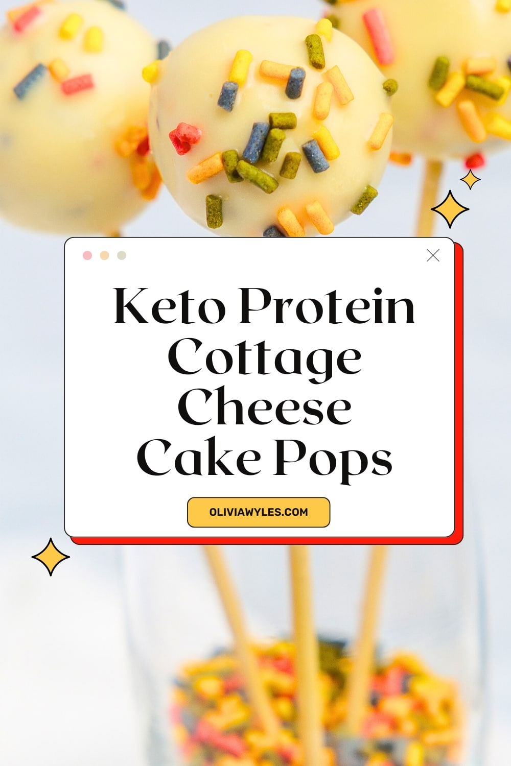 Keto Cottage Cheese Cake Pops (High Protein, Low Carb)