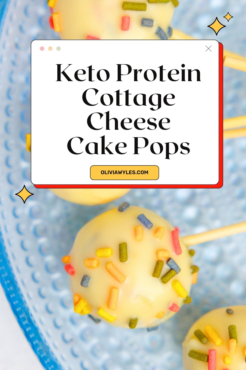 Keto Cottage Cheese Cake Pops (High Protein, Low Carb)