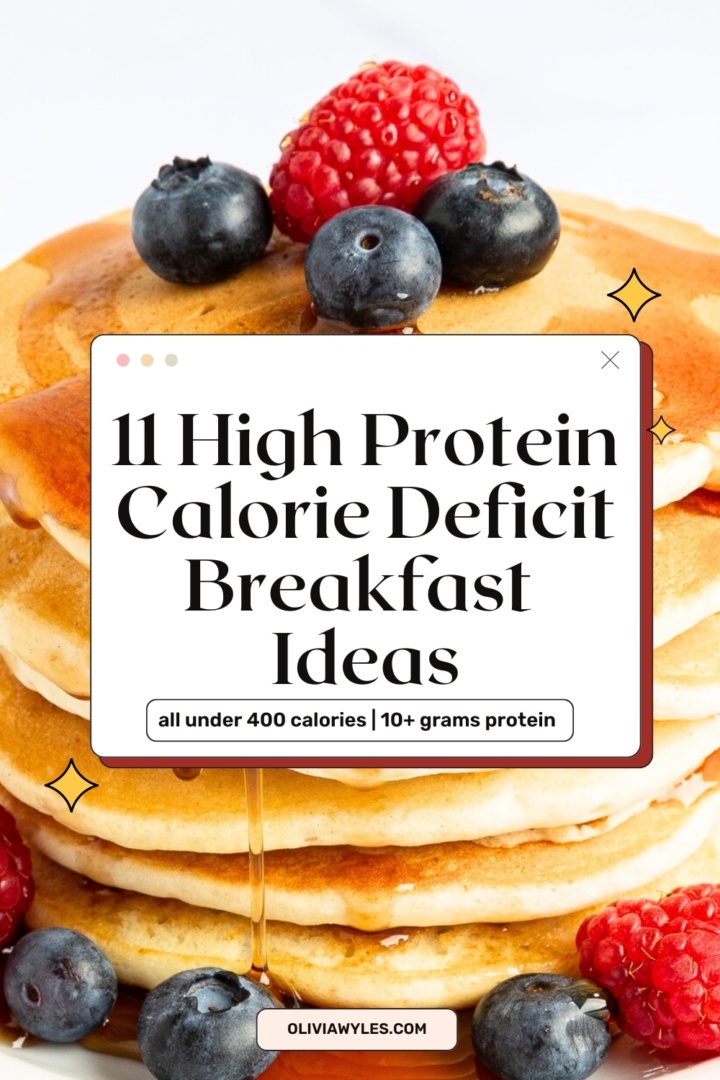 11 High Protein Calorie Deficit Breakfast Ideas (All Under 400 Calories)