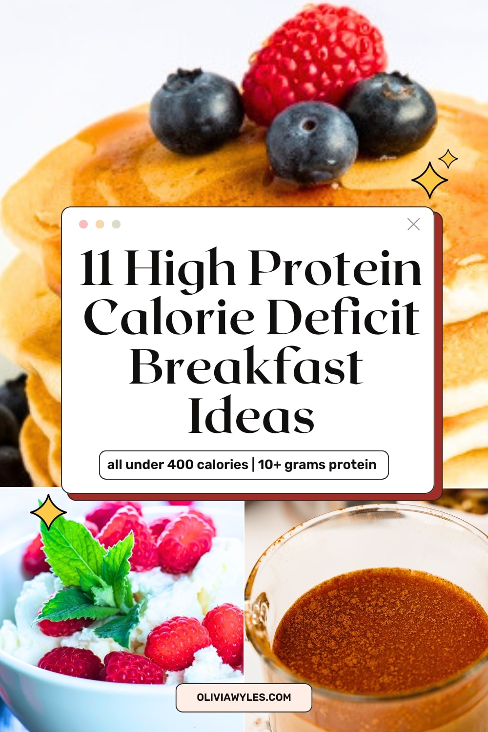 11 High Protein Calorie Deficit Breakfast Ideas (All Under 400 Calories)