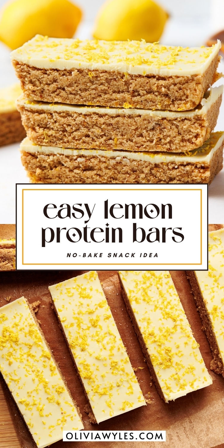 Lemon Protein Bars (Keto, Sugar-Free, Gluten-Free)